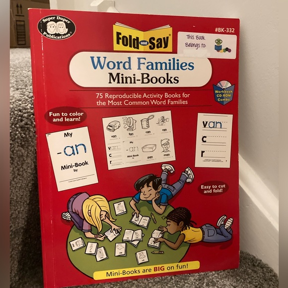 Other | Word Families Minibooks | Poshmark